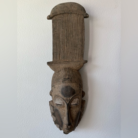 Art | African Tribal Mask Ivory Coast Ceremonial Mask Yaure People ...
